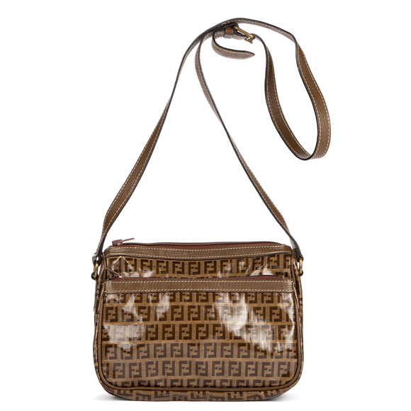 Fendi | Bags | Fendi Fendi Roma Front Pocket Crossbody In Brown Zucca ...